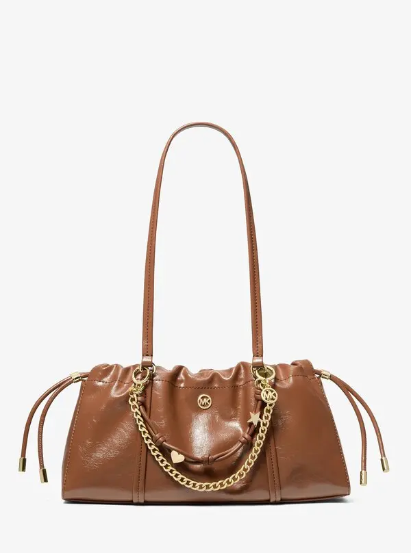 Michael Kors Matilda Small Cinched Shoulder Bag - Brown