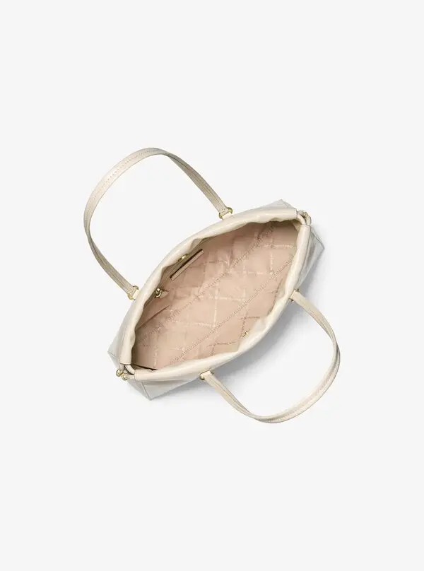 Michael Kors Matilda Small Cinched Shoulder Bag - Natural