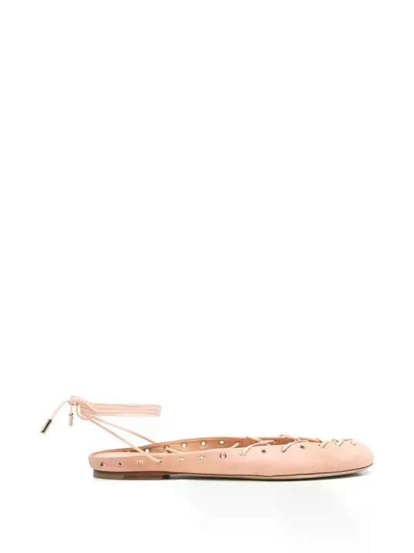 Chloé Ghillies Lace-up Mules - Pink
