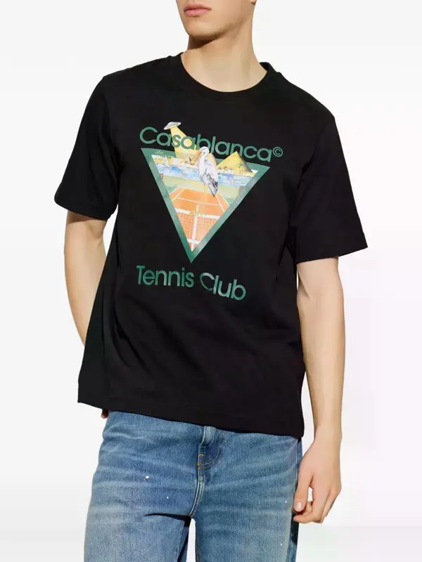 Casablanca Tennis Club Graphic-print T-shirt