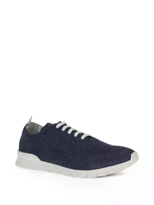 Kiton Knitted Lace-up Sneakers