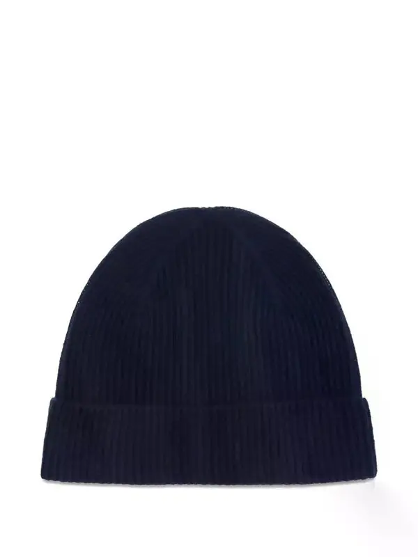 Kiton Ribbed Knit Beanie Hat