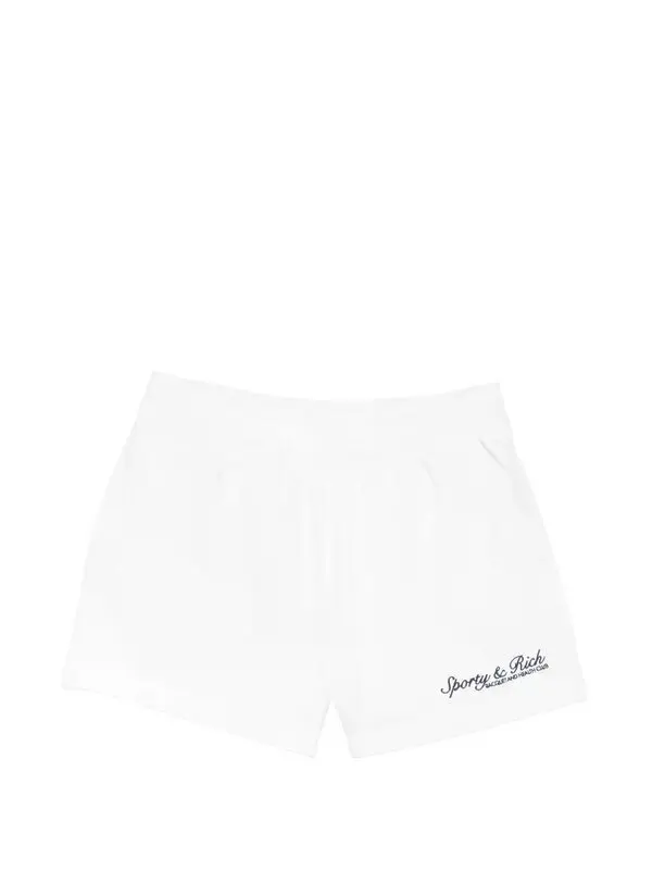 SPORTY & RICH Elasticated Logo Shorts