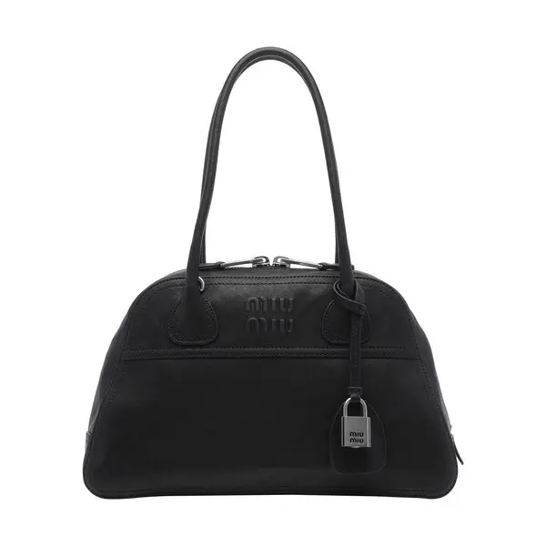 Miu Miu Calf Leather Handbag - Black