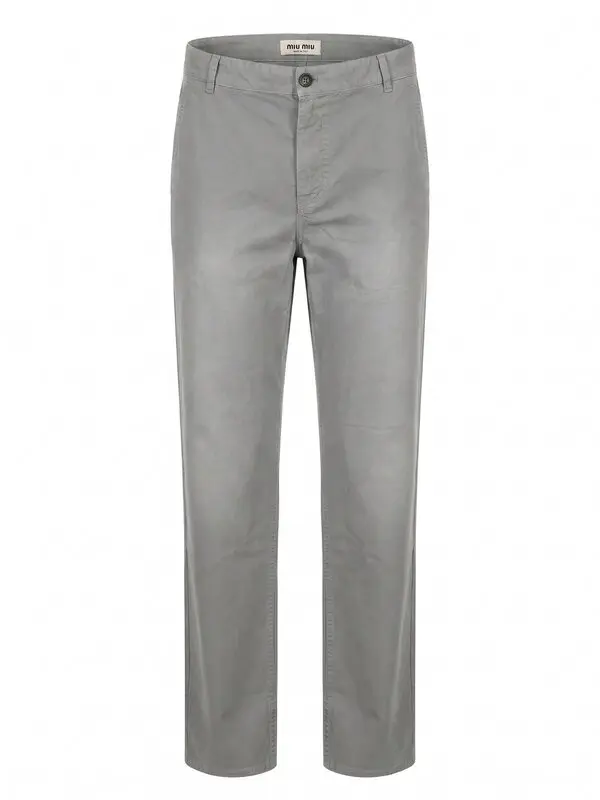Miu Miu Cotton Pants - Multicolor
