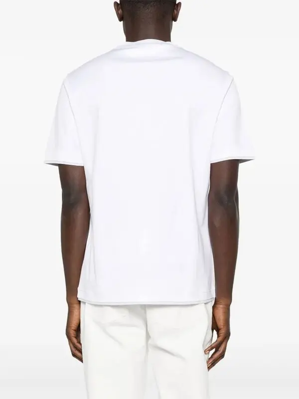 Brunello Cucinelli T-shirt With Faux-layering - Multicolor