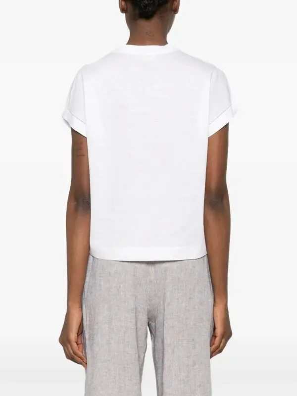 Peserico Cotton Shirt With Contrast Stitching