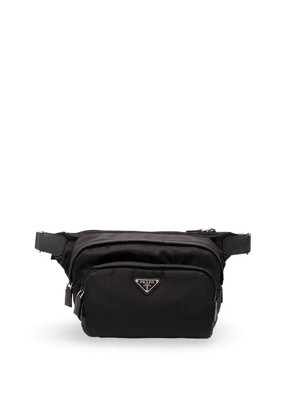 Prada Re-nylon And Saffiano Leather Belt Bag - Multicolor