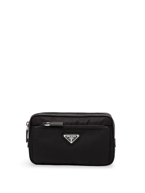 Prada Re-nylon And Saffiano Leather Belt Bag - Multicolor
