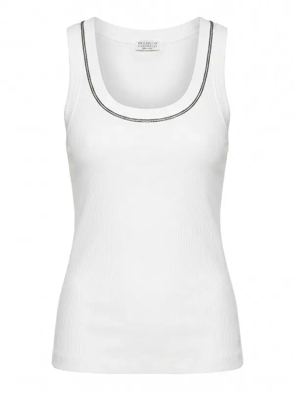 Brunello Cucinelli Cotton Top - Multicolor