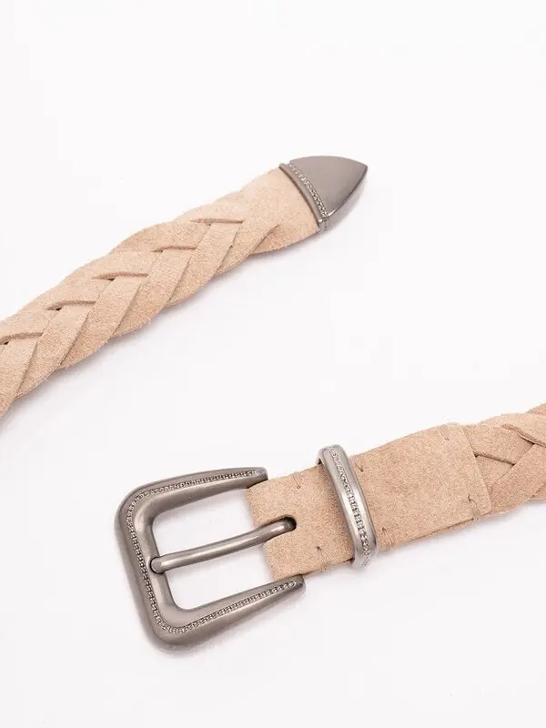 Brunello Cucinelli Woven Leather Belt - Multicolor