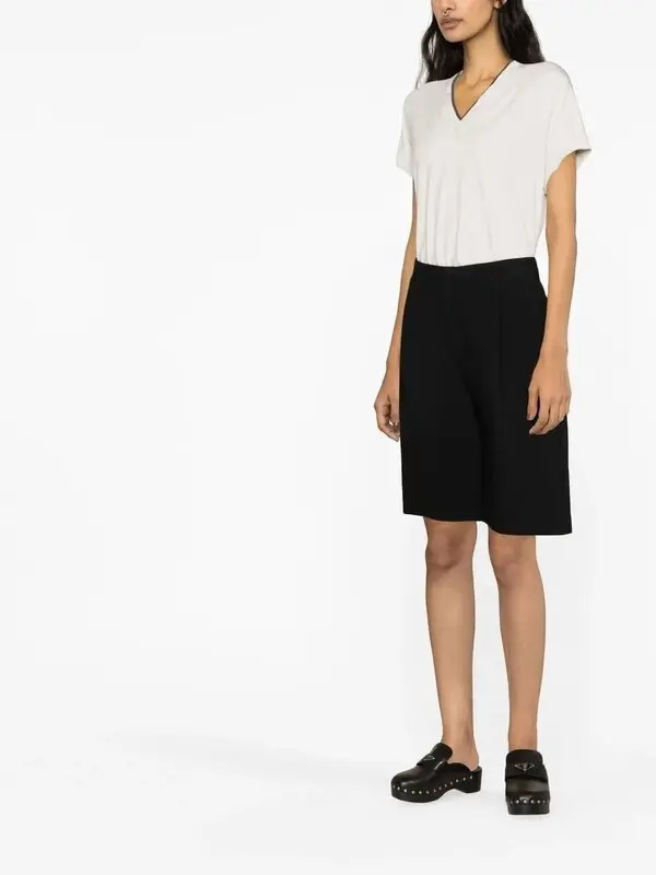 Brunello Cucinelli T-shirt With Embellished Neckline - Multicolor