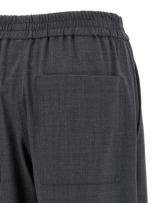 Brunello Cucinelli Wool Pants - Multicolor