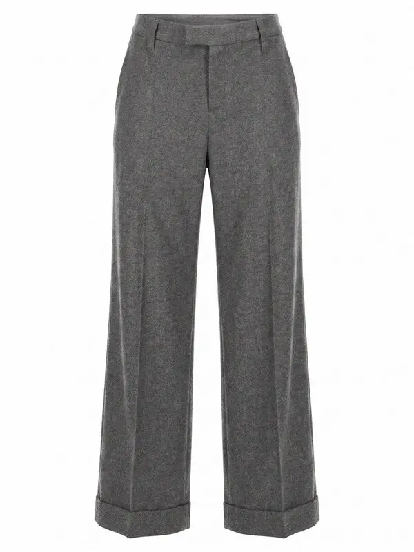 Brunello Cucinelli Wool Trousers - Multicolor