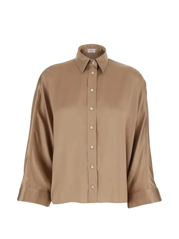 Brunello Cucinelli Silk Shirt - Multicolor