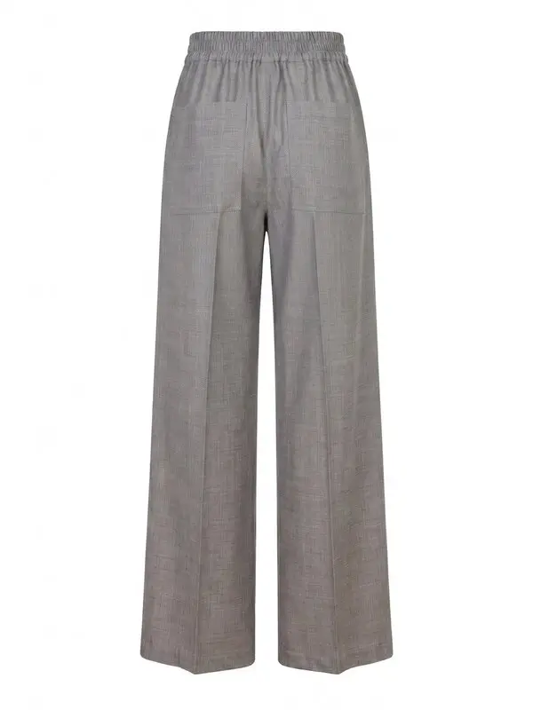 Brunello Cucinelli Wool Pants - Multicolor