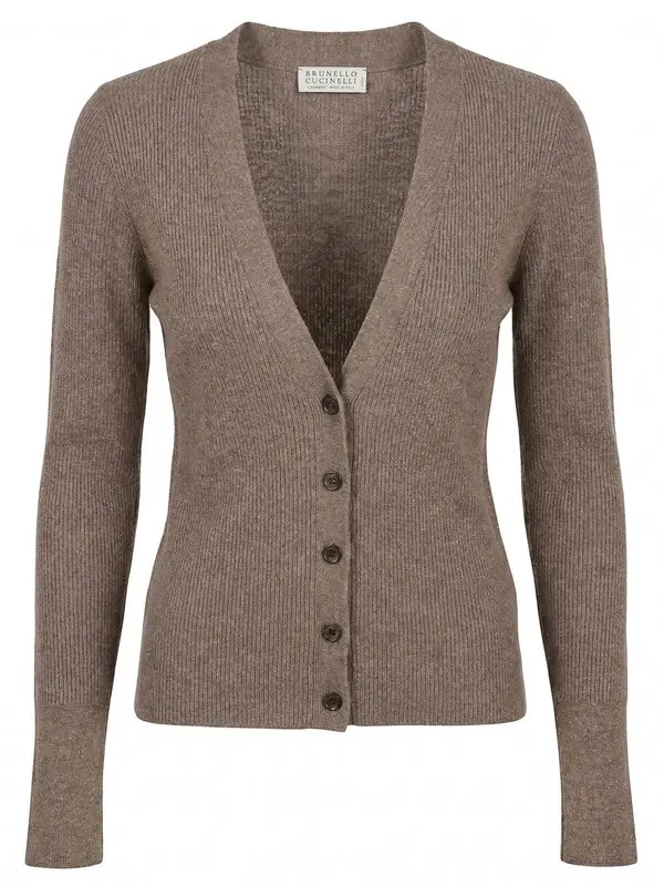 Brunello Cucinelli Ribbed Cashmere Cardigan