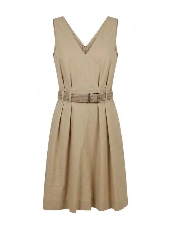 Brunello Cucinelli Cotton Dress - Multicolor
