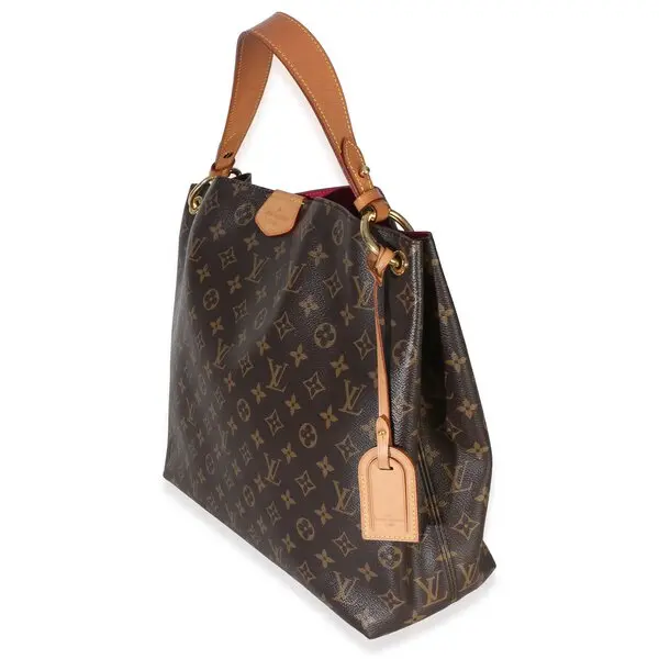 LOUIS VUITTON Monogram Canvas Graceful Mm Shoulder Bag - Brown