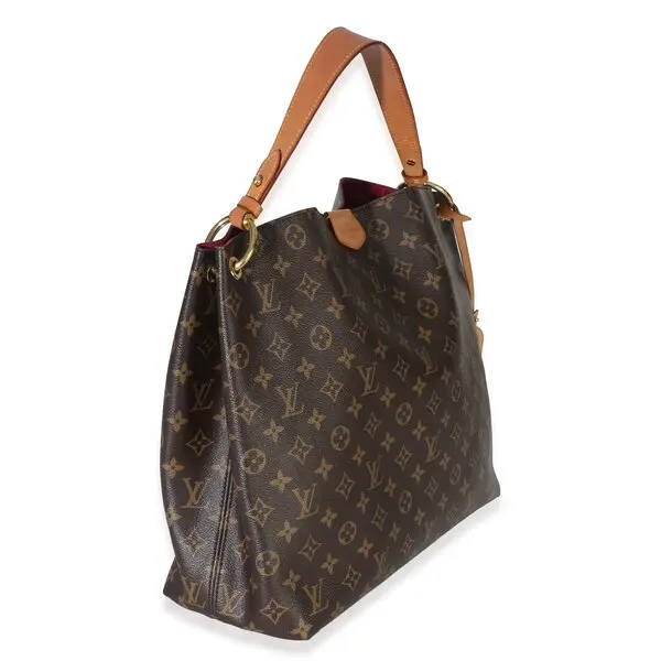 LOUIS VUITTON Monogram Canvas Graceful Mm Shoulder Bag - Brown