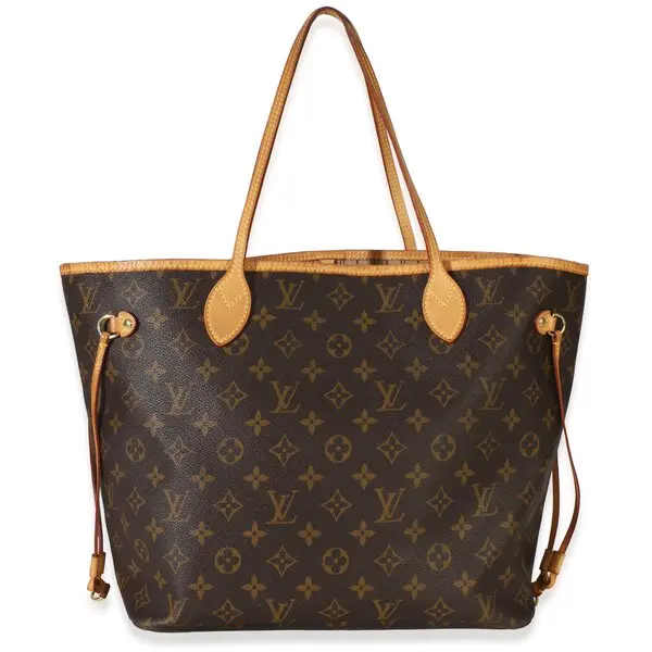 LOUIS VUITTON Monogram Canvas Neverfull Mm - Brown