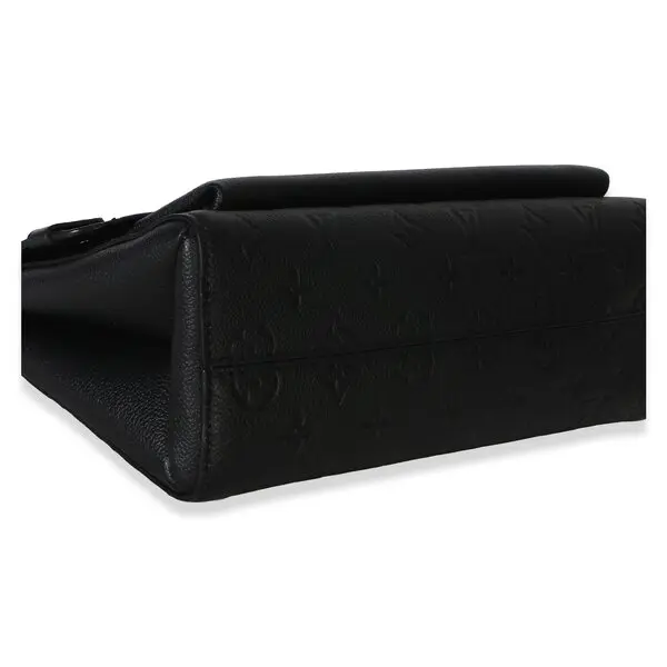 LOUIS VUITTON Monogram Empreinte Vavin Pm Shoulder Bag - Black
