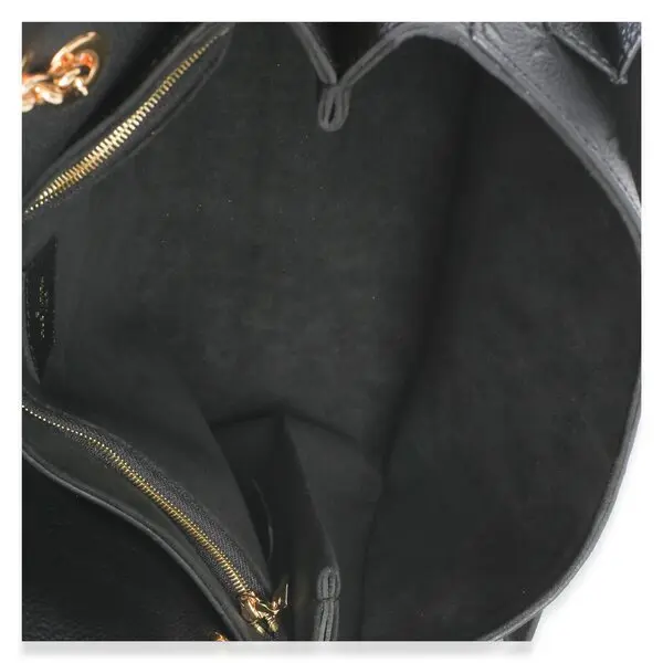 LOUIS VUITTON Monogram Empreinte Vavin Pm Shoulder Bag - Black