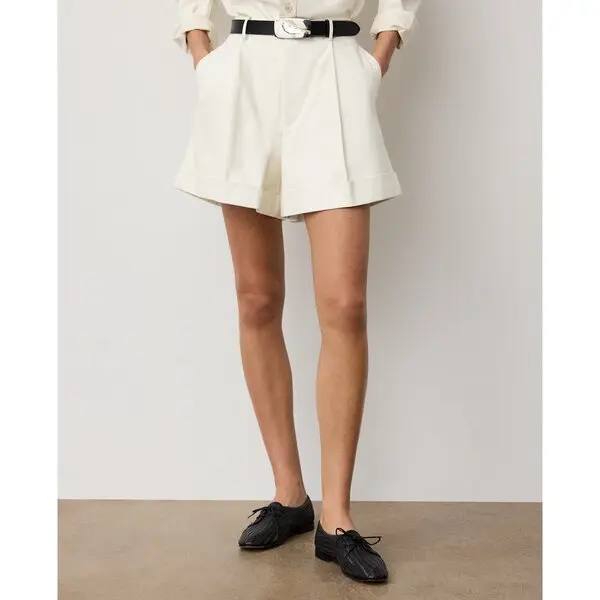 Ralph Lauren Hannes Lambskin Short
