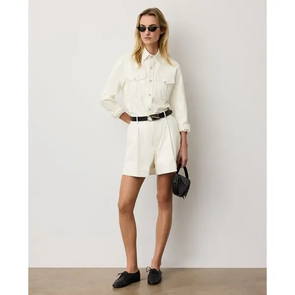 Ralph Lauren Hannes Lambskin Short