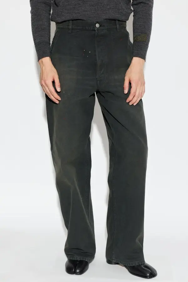 MAISON MARGIELA Vintage Effect Bootcut Jeans