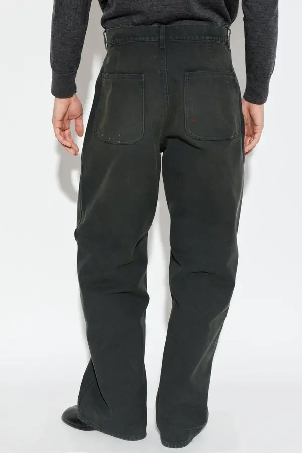 MAISON MARGIELA Vintage Effect Bootcut Jeans