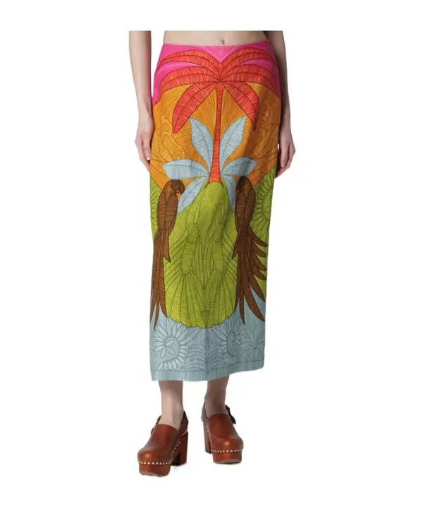 Farm Rio Usiacuri Printed Maxi Skirt - Multicolor