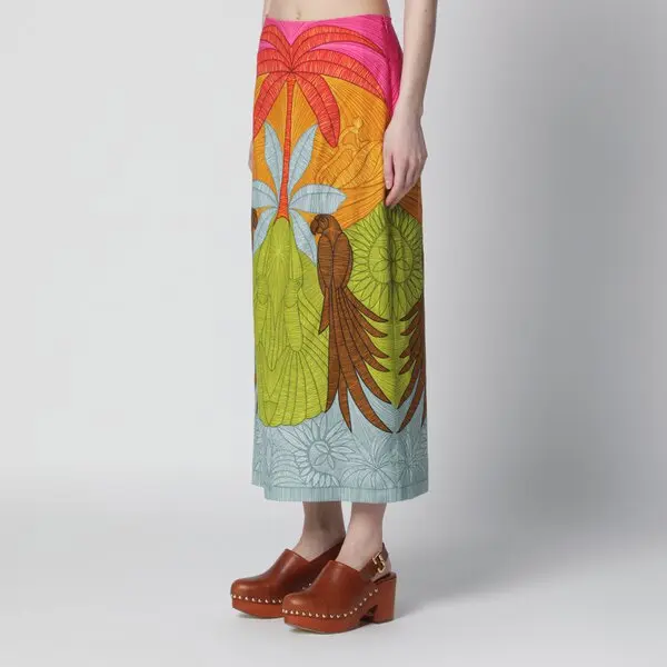 Farm Rio Usiacuri Printed Maxi Skirt