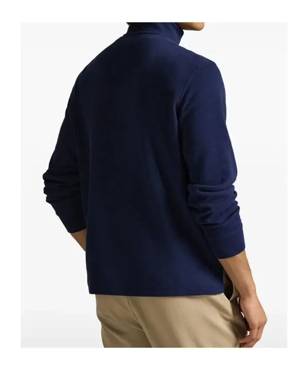Polo Ralph Lauren Estate-rib Quarter-zip Pullover - Navy