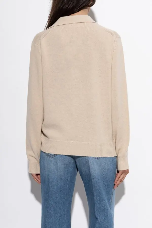 Victoria Beckham Long Sleeve Polo