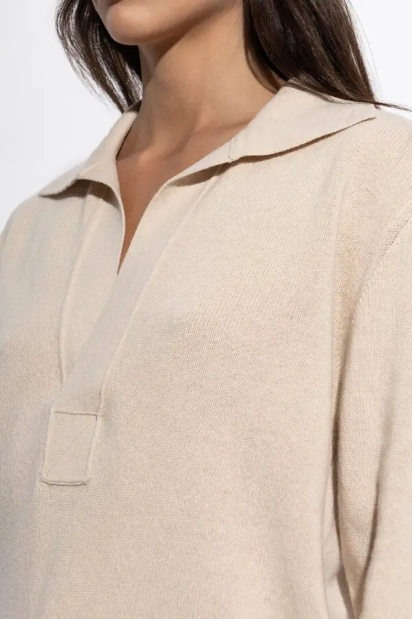 Victoria Beckham Long Sleeve Polo