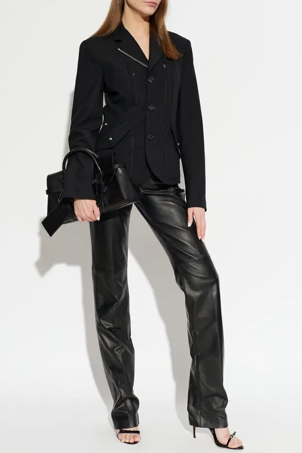 Dsquared2 Leather Trousers