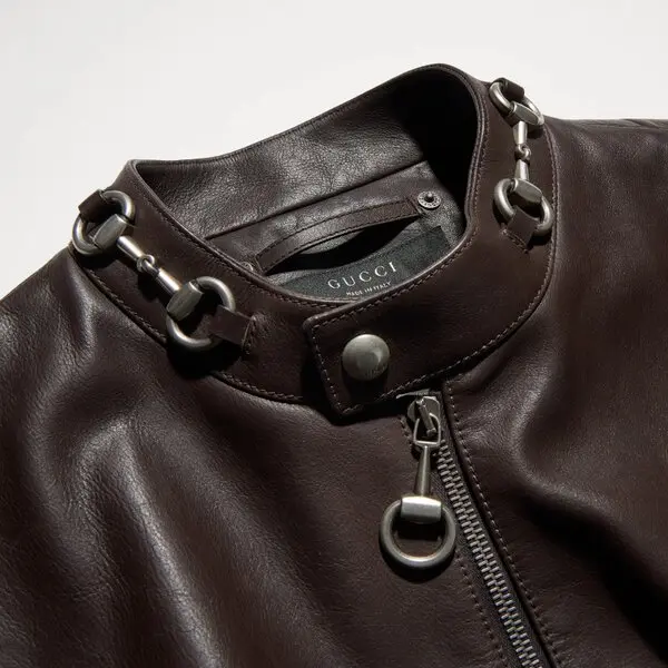 Gucci Horsebit Detailed Zip-up Jacket