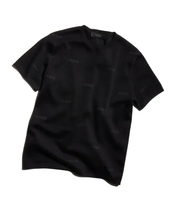 Gucci Jacquard T-shirt - Black