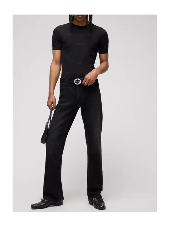 Gucci Jacquard T-shirt - Black