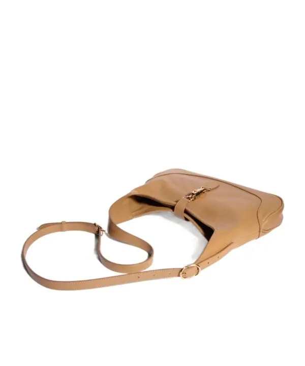 Gucci Jackie 1961 Medium Shoulder Bag - Dark Beige