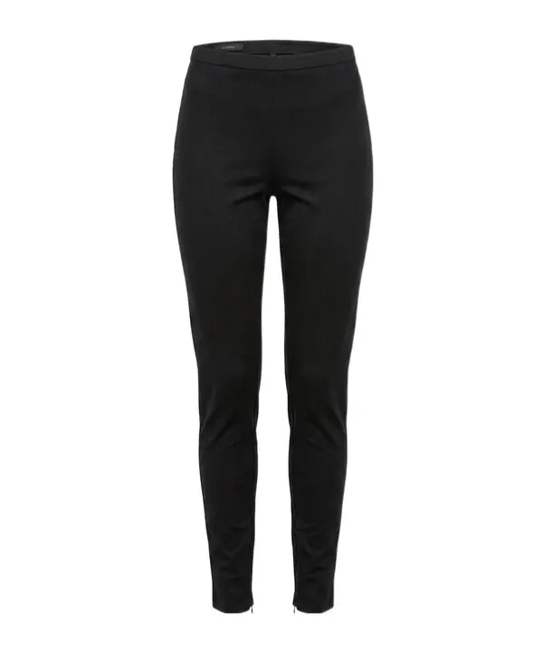Gucci Stretch Silk Faille Leggings - Black