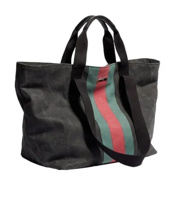 Gucci Positano Medium Tote Bag - Black