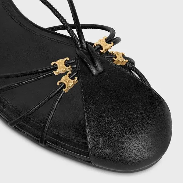 Celine Cocktail Sandal In Goatskin