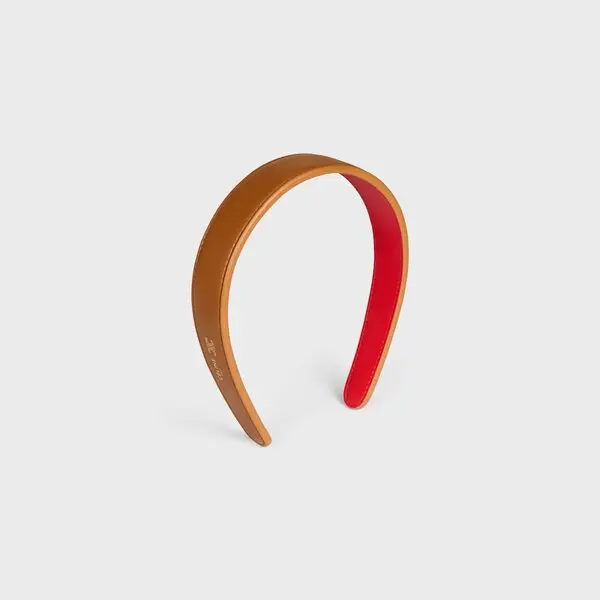 Celine Bicolor Headband In Lambskin