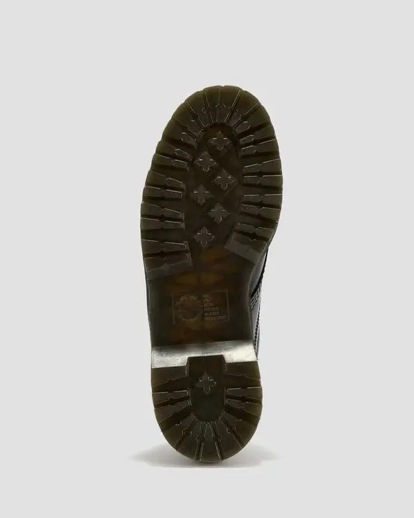 Dr. Martens Lowell Stud Aniline Leather Moccasin Toe Lace-up Shoes