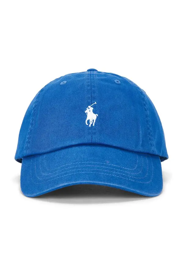 Polo Ralph Lauren Chino Sport Cap In Blue - New Iris Blue & White