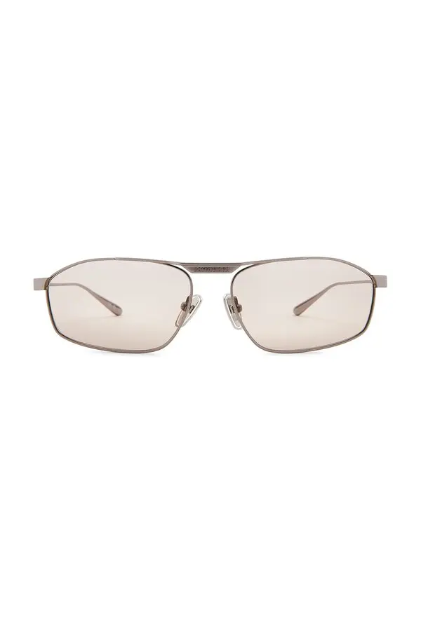 Balenciaga Tag 3.0 Pilot In Metallic Silver - Ruthenium