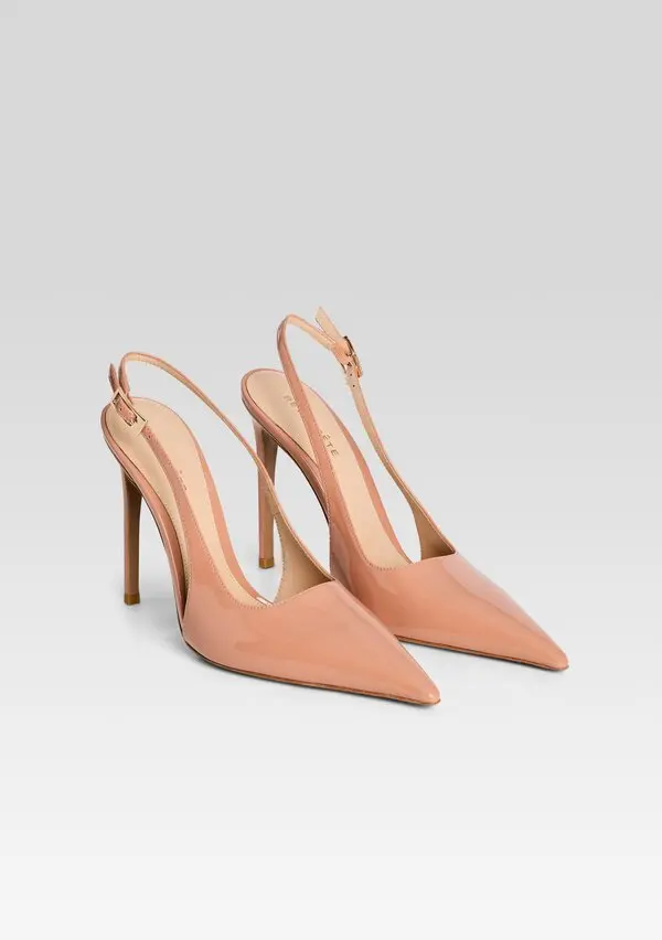 Retrofete Cindy Slingback Heel - Nude