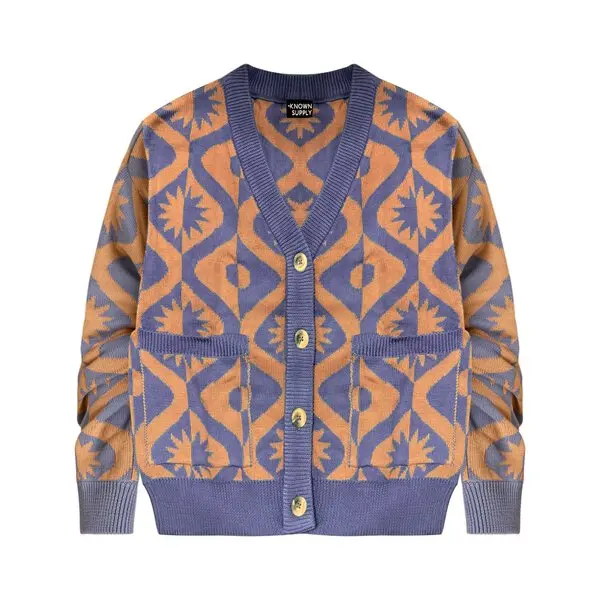 KNOWN SUPPLY Mars Sweater Indigo/willow - Blue